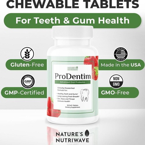 (1Pack) Prodentim Soft Tablets Chewable Probiotic For Gums Teeth ( 30 ...