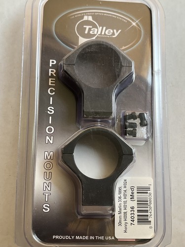 Talley 30mm scope mount rings medium black 740336 for Marlin 336 1895 ...