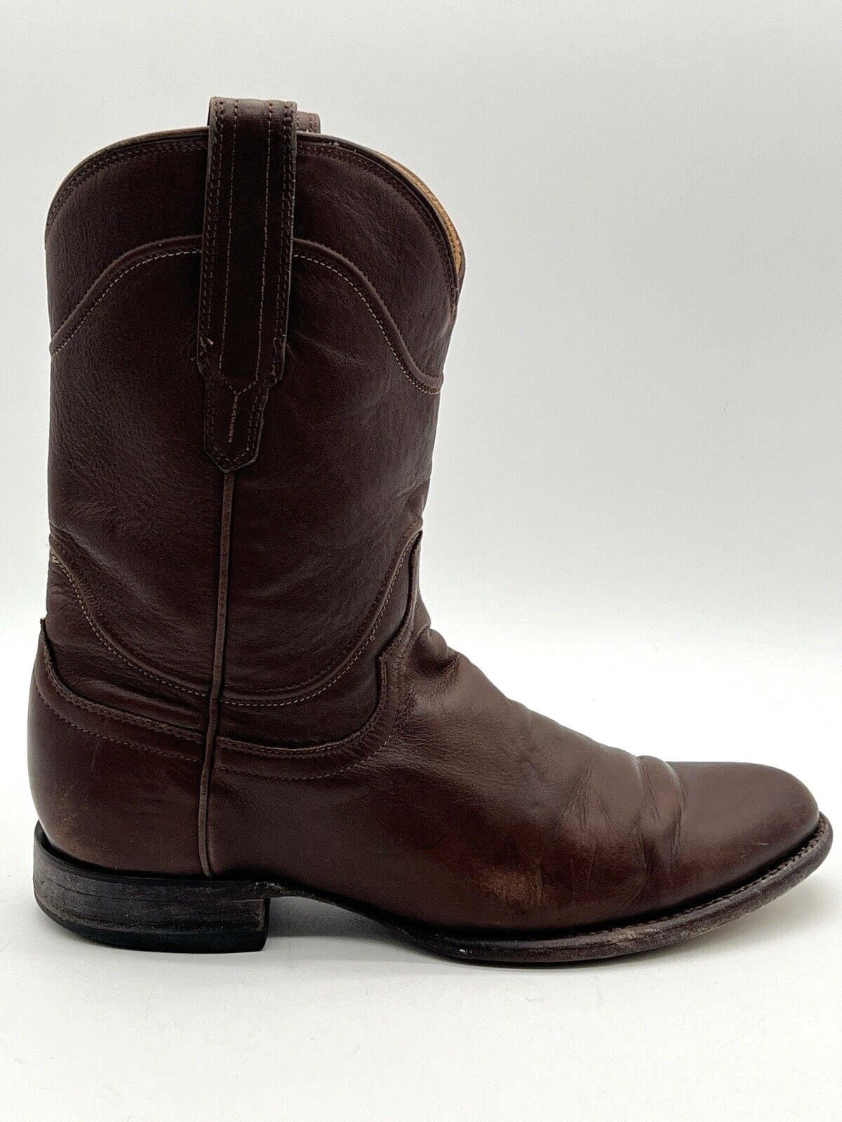 Pre-owned TECOVAS THE EARL Roper Goat Leather Men Sz … - Gem