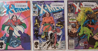 The Uncanny X-Men #182, 185, 269 (Marvel Comics) Rogue Comic Set Of 3 ...