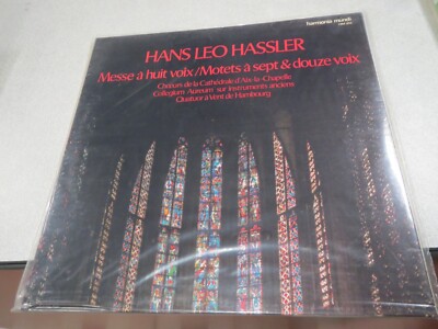 CA424 DISQUE VINYLE 33 T TOURS HANS LEO HASSLER MESSE A HUIT VOIX | eBay