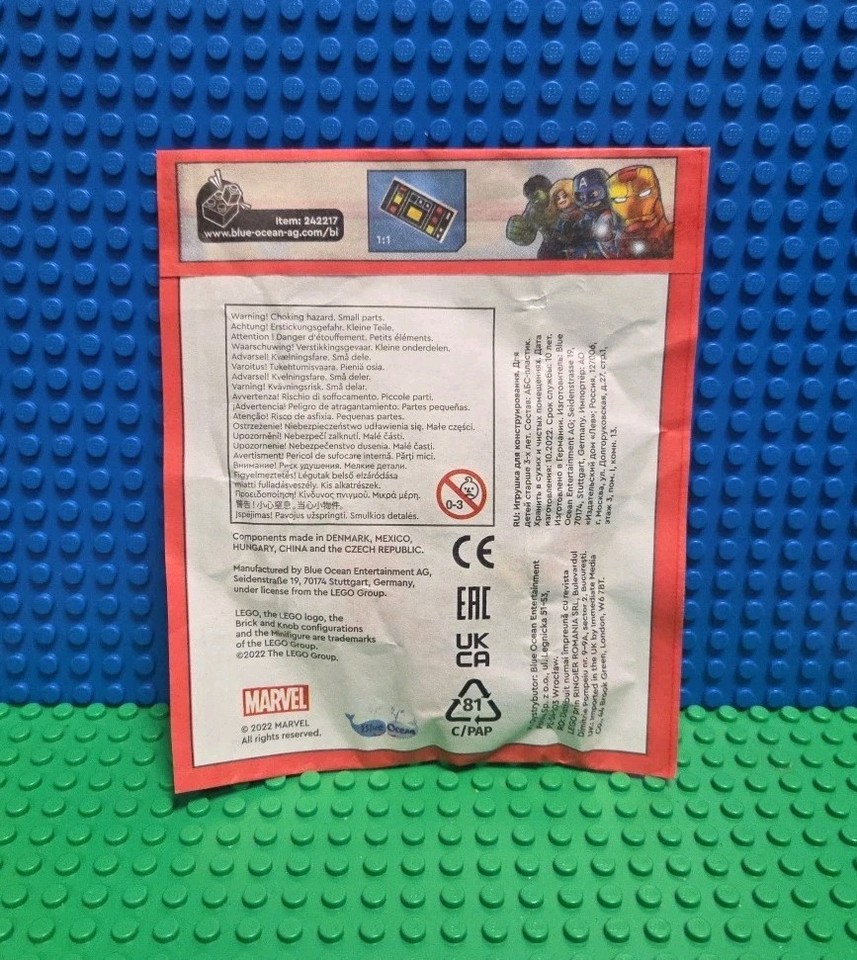 LEGO Pepper Potts Rescue Minifigure W Drone 242217 sh0665 Marvel CMF ...