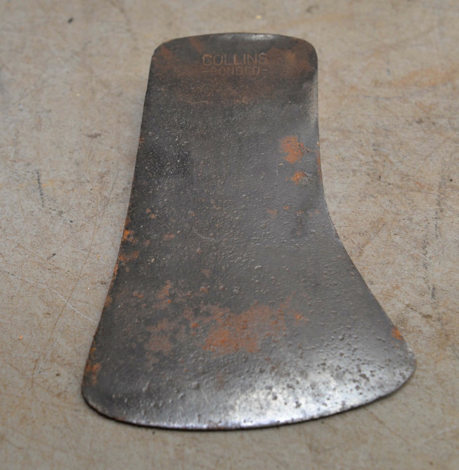 Rare Collins embossed bonded Michigan pattern collectible axe head ...