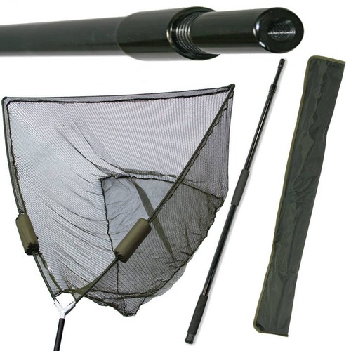 50" INCH CARP FISHING NGT LANDING NET 2M HANDLE STINK BAG 3M 4M 5M ...