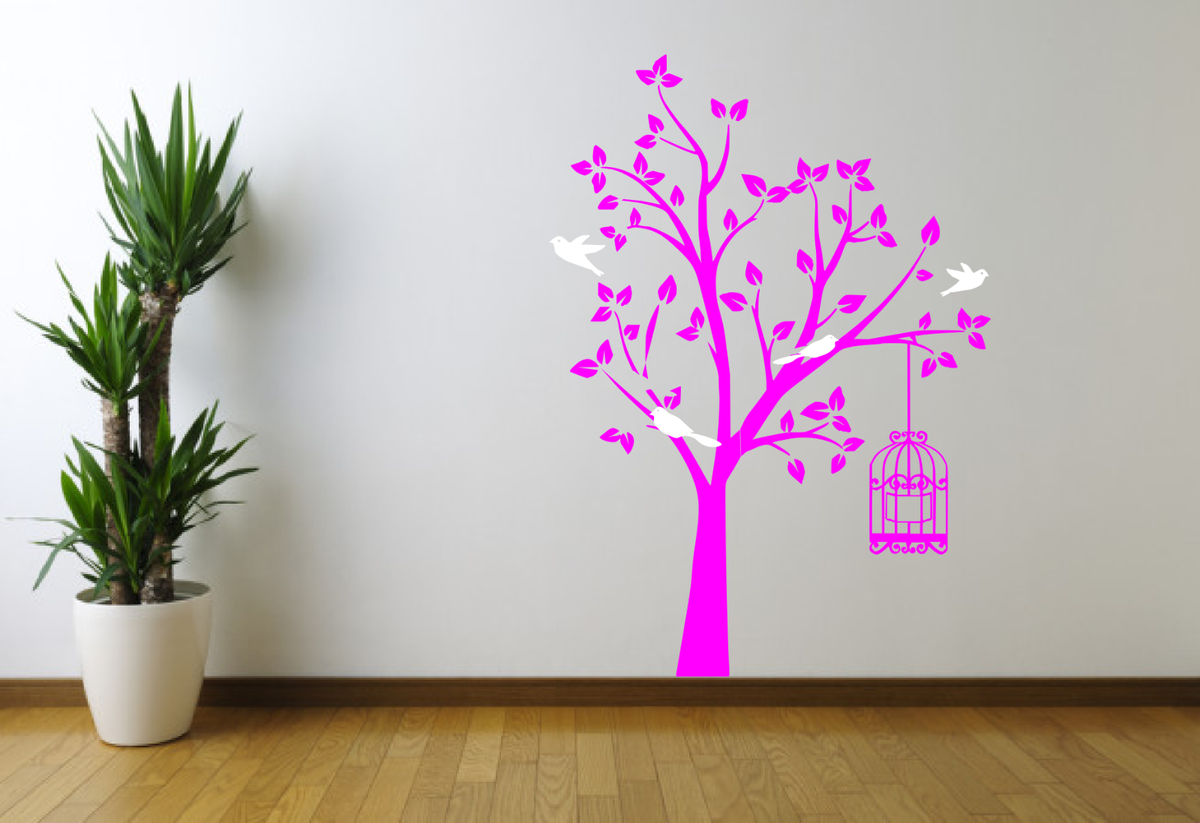 Bird Cage Wall Decal Bird Cages Wall Stickers Decals Wall Vinyls