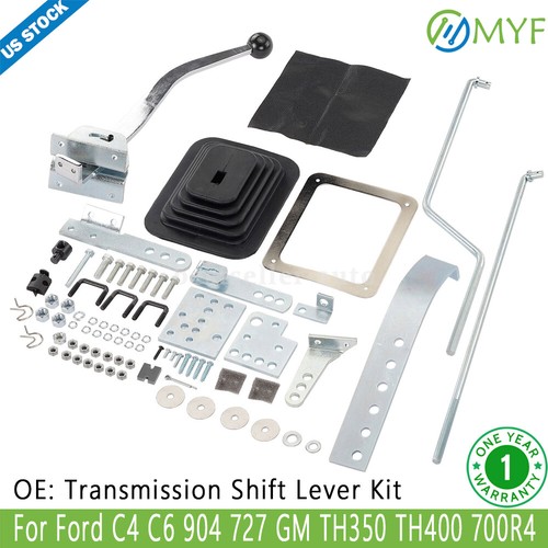 Floor Shifter Conversion Kit Universal For GM TH350 TH400 700R4 Ford C4 ...
