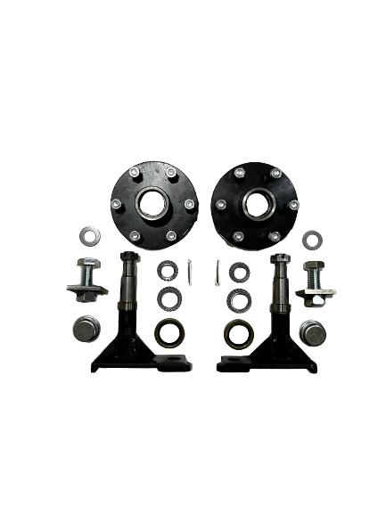 6x 5.5 Lug Fast Bolt On Wheels for shipping Container Hub and Spindle ...