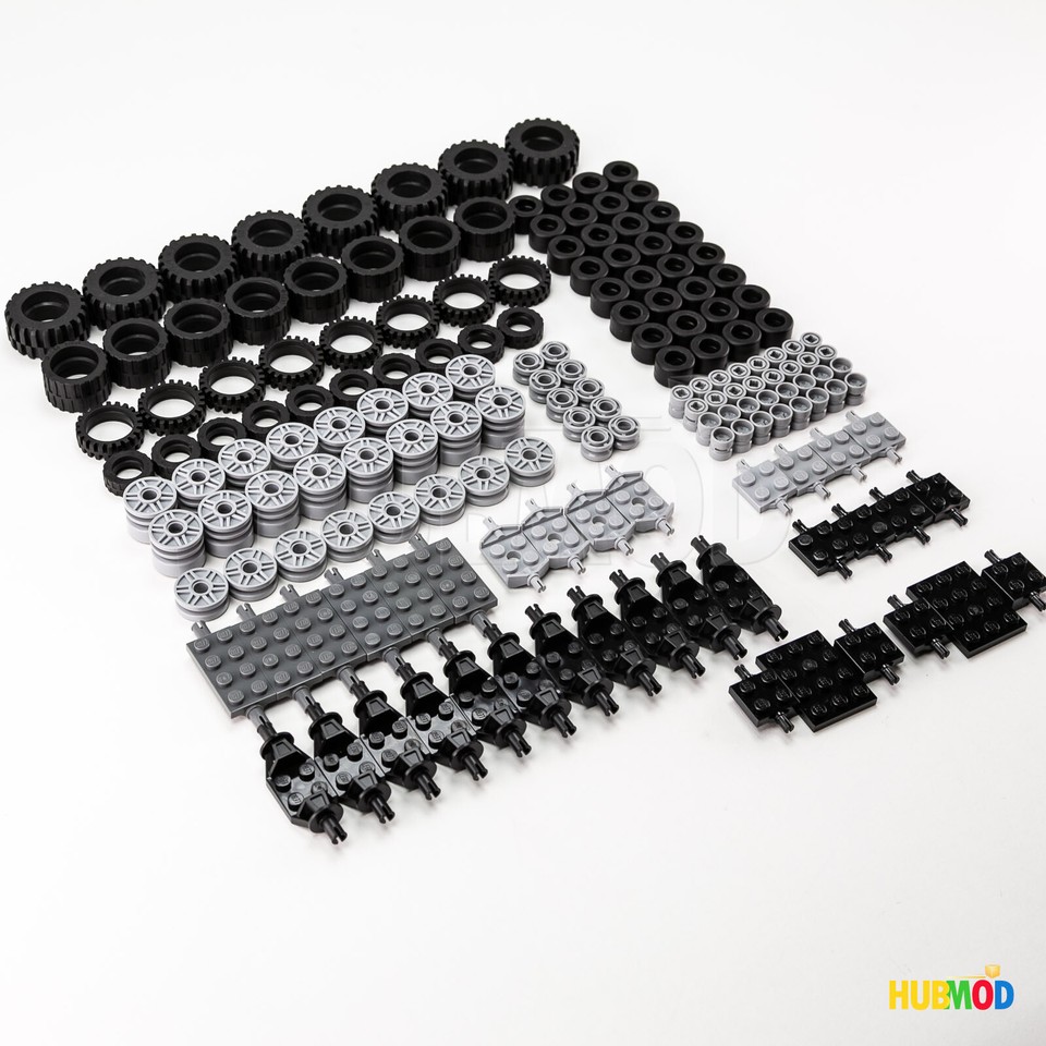Lego Tires Wheels Rims and Axles Lot Set - 163 Pieces Vehicle Car Truck ...