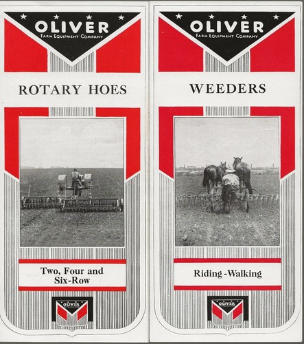 Oliver Farm Equipment Company Rotary Hoes & Weeders Brochures, 1930s ...