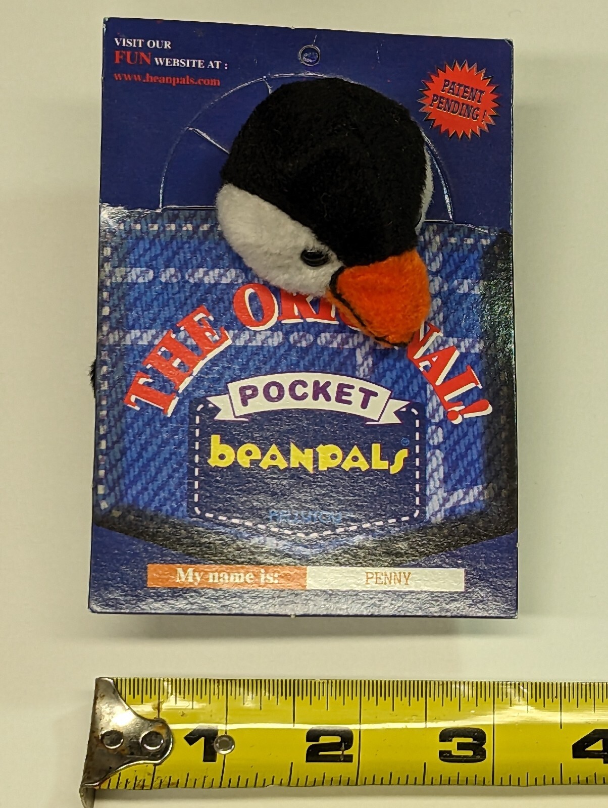 NOS The Original Pocket Beanpals Cracket Parrot Bird Kellytoy 1996 ...