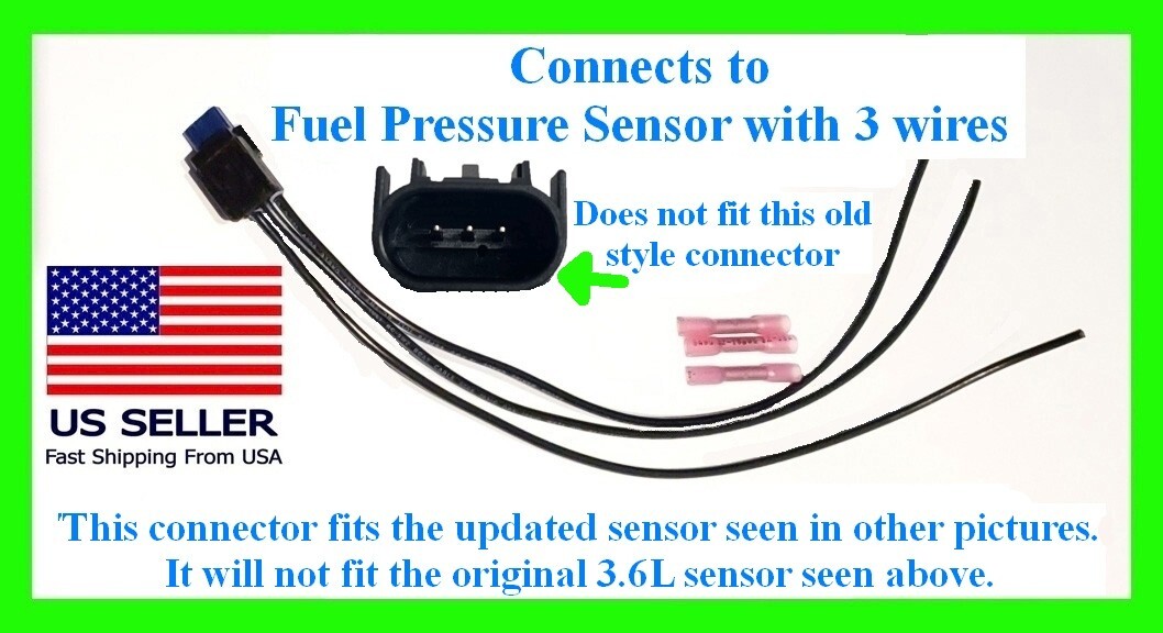 Enchufe conector sensor de presión de combustible arnés de cableado ...