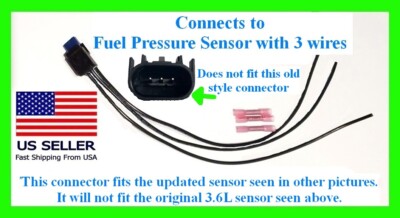 fits Pacifica RAM 1500 Updated Fuel Pressure Sensor Connector Plug ...