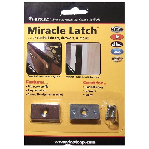 FastCap Miracle Door Latch Magnetic Catch Strong Neodymium Low Profile ...