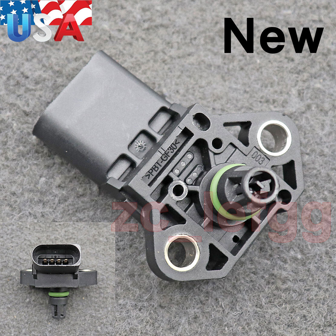 Turbocharger Boost Pressure Sensor Fit Audi A3 A6 Q7 VW Beetle Golf ...