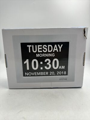 American Lifetime Clock Extra Large Digital Clock with 5 Alarm Options ...