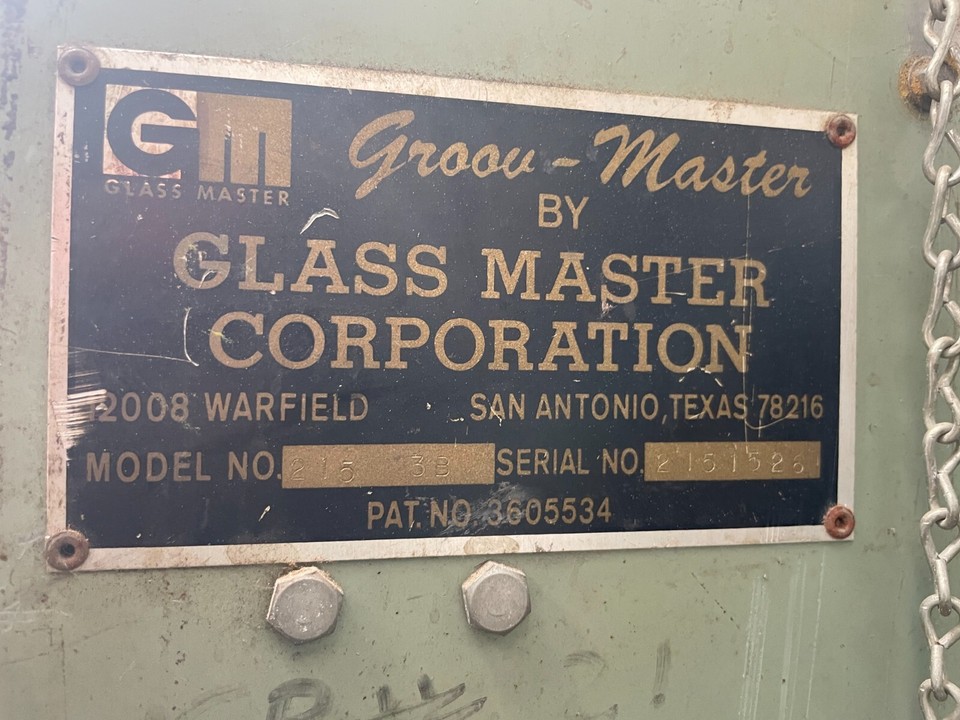 Glass Master Groov-Master | eBay