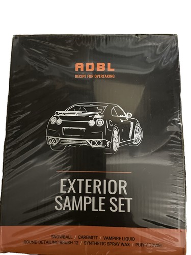 ADBL Autopflegeset Außen Exterior Sample Set Außenpflege Reinigungsset 6-teilig | eBay