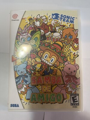 Sega Dreamcast Samba de Amigo Reproduction Case | eBay