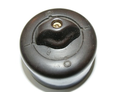 Vintage Bakelite Surface Mount Light Switch AP Rotary Switch Loft Design | eBay