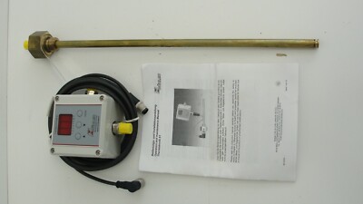 Buhler thermotronik 61-05V005 temperature sensor with TF M-PT100-M12 ...