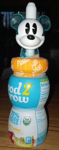 sealed /unopened Good2Grow Clear Blue MICKEY MOUSE fruit fusion Juice ...