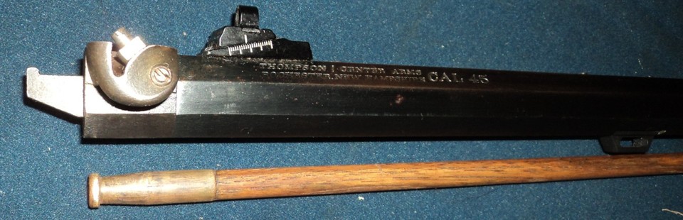 45 Cal Thompson Center Hawken 26" Barrel Muzzleloader TC 15/16" w ...