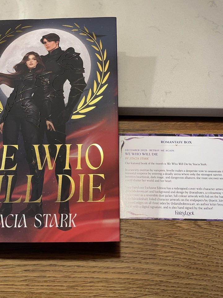 FAIRYLOOT DECEMBER 2025 ROMANTASY SIGNED WE WHO WILL DIE BRAND NEW | eBay