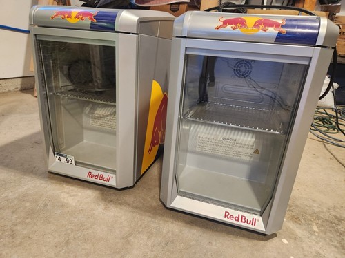 RED BULL 0.7 Cu Ft Free Standing Countertop Mini Fridge Model # RB-GDC ...