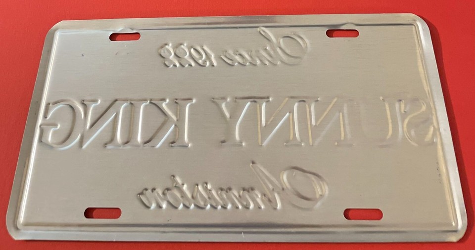 Since 1922 Sunny King Ford Dealer Booster License Plate Anniston ...