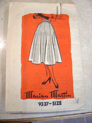 Waist 28 - 1950's Marian Martin Pattern #9337 | eBay