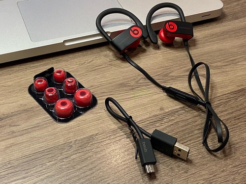 Apple Beats By Dr Dre Powerbeats 3 Defiant Red Wireless Earbuds ...