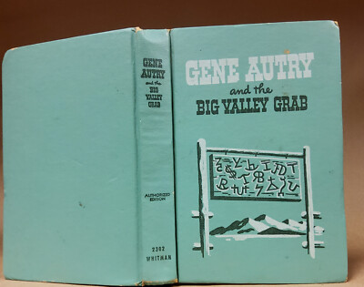 Gene Autry and The Big Valley Grab Book 1952 Green Hardcover | eBay