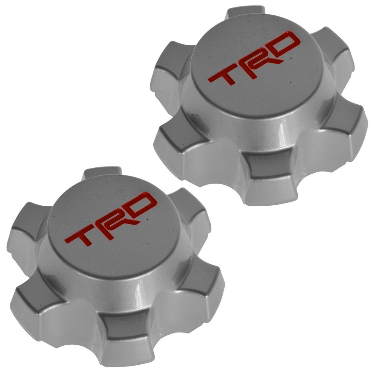 OEM TRD Wheel Center Cap Pair LH & RH Silver 16" for Toyota Tacoma FJ ...