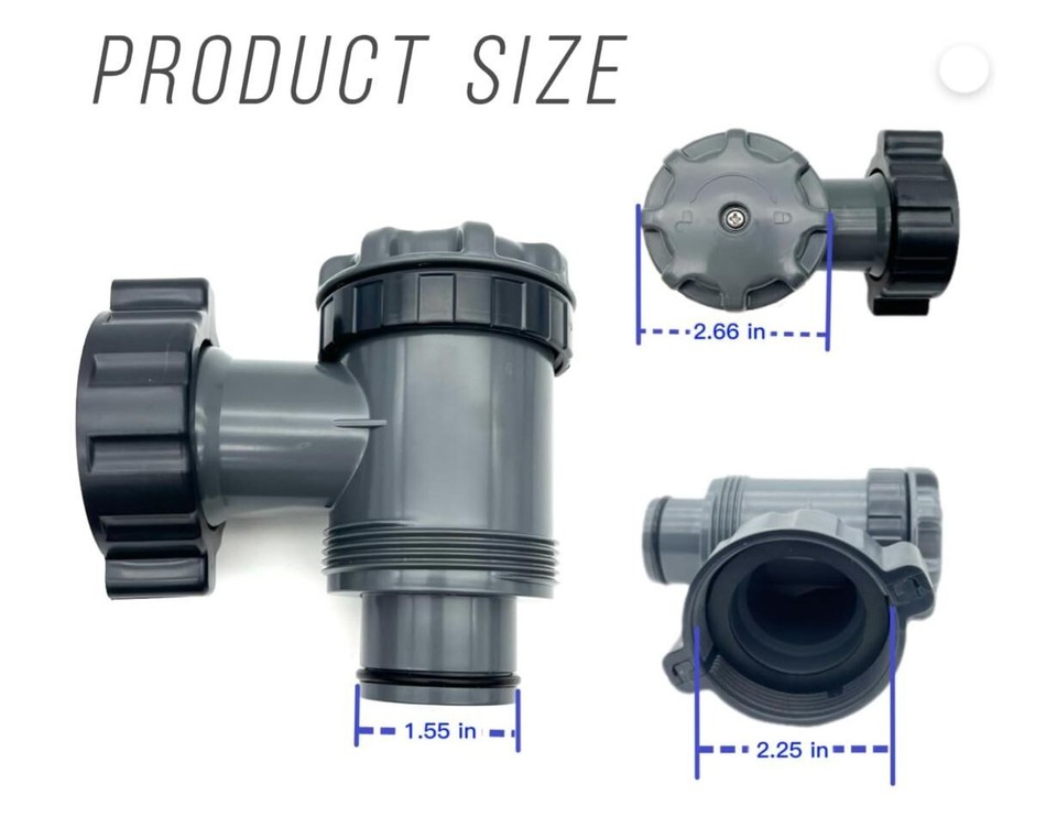 Free Shipping! New! Bestway / Coleman Pool Shut off Valve | eBay