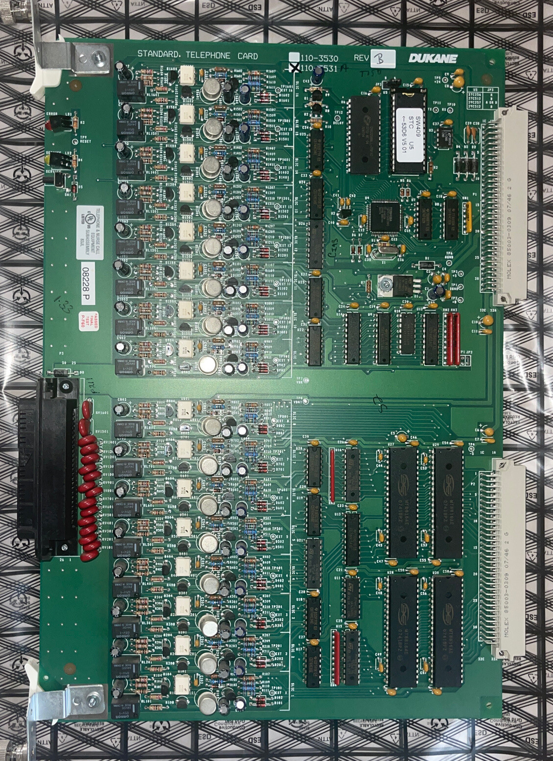 Dukane STARCall Intercom Standard Telephone Card 110-3531A STC-E | eBay