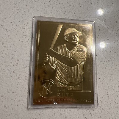 BABE RUTH 1996 CMG Gold Baseball Card #30 Factory Sealed Yankees | eBay
