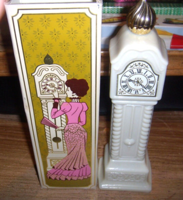 NEW Vintage Avon DECANTER FRAGRANCE HOURS CLOCK BIRD OF PARADISE ...