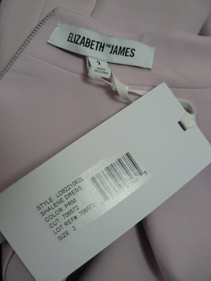 $365 Elizabeth and James Primrose Purple Cutout Shalene Sheath Dress 2 ...