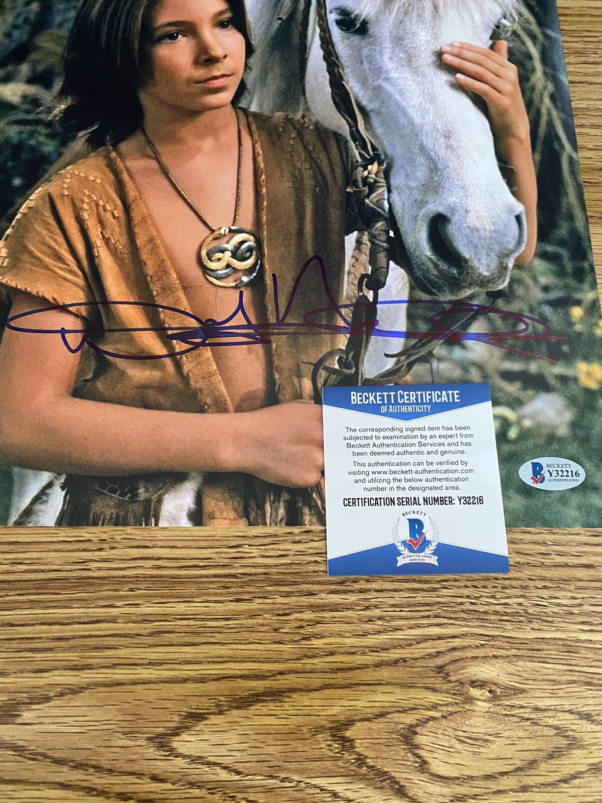 Noah Hathaway Autographed 11x14 Photo The Never Ending Story Troll ...
