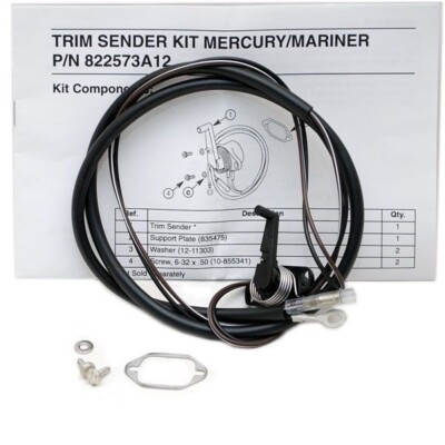 Mercury Quicksilver Boat Trim Sender Kit 822573A12 | Outboard | eBay