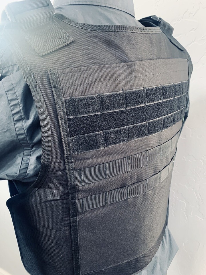 BULLETPROOF Vest Body Armor Carrier AR600 Rifle 3+ Plate 3A soft plate ...