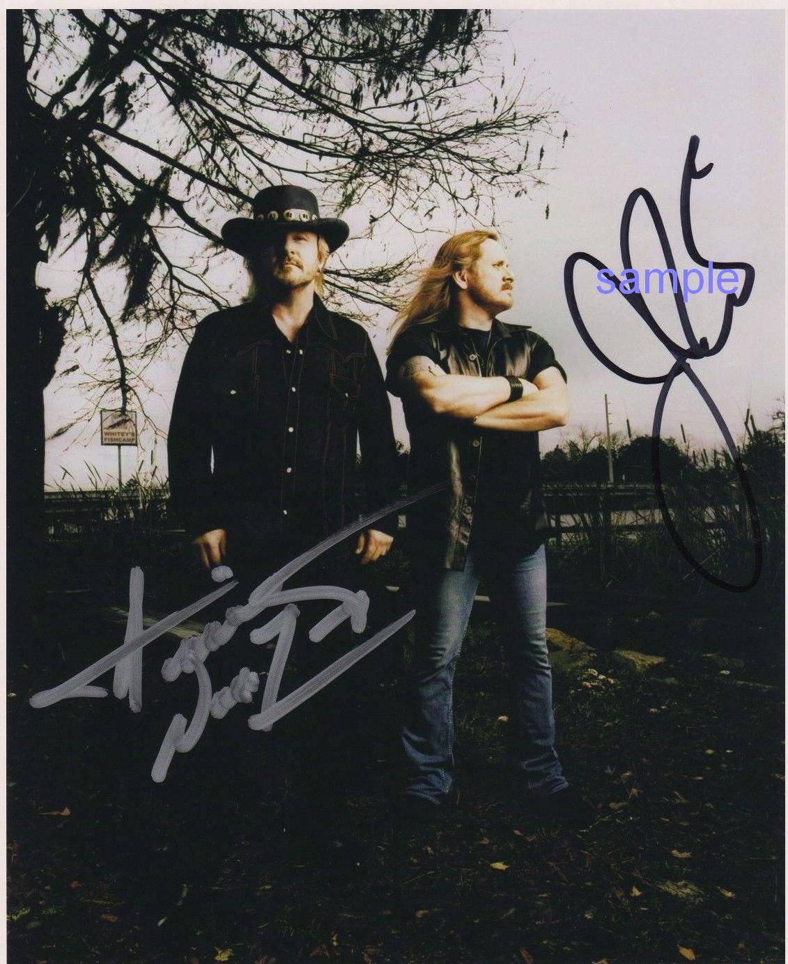 DONNIE JOHNNY VAN ZANT REPRINT 8X10 AUTOGRAPHED SIGNED PHOTO LYNYRD ...
