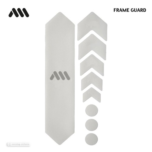 All Mountain Style HONEYCOMB MTB Frame Guard Protection Decals CLEAR ...