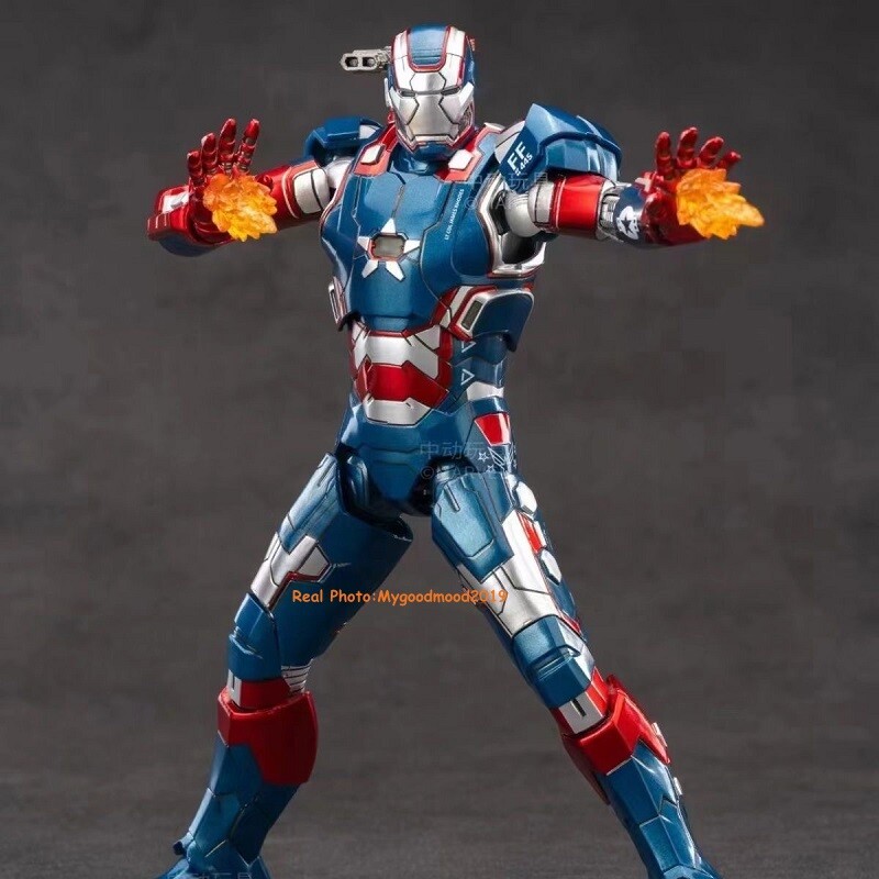 ZD Marvel Iron Man War Machine Iron Patriot Action Figure Collection ...