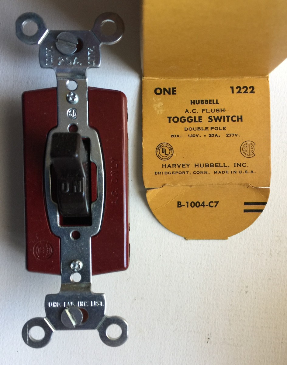 Hubbell Light Switch Keys Hubbell Wiring HBL7810 3 Pole 3PST Manual