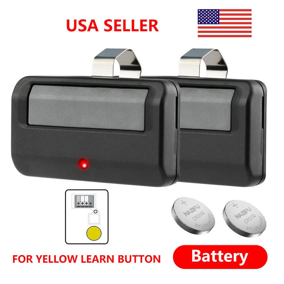 2 For Chamberlain 950ESTD 891LM Garage Door Opener Remote Security+ 2.0 ...