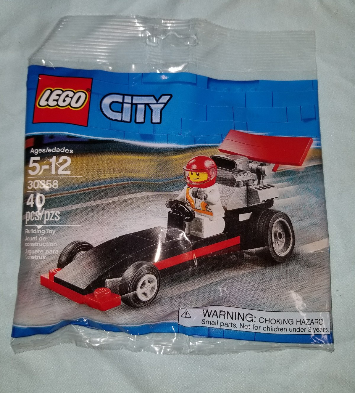 LEGO 30358 CITY Dragster Polybag 40pcs New Free Shipping | eBay