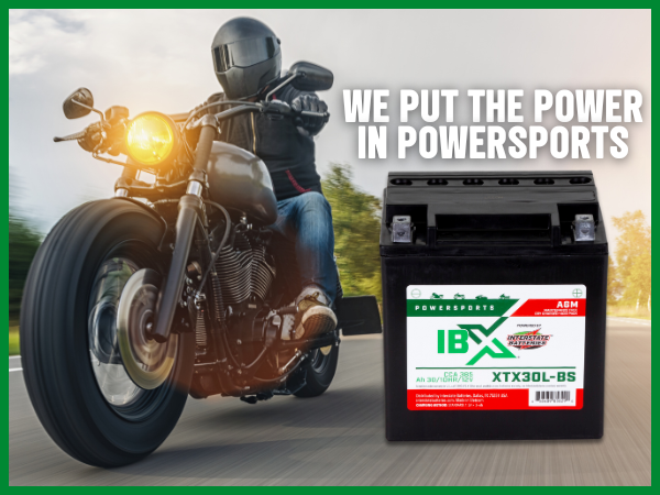 Interstate Batteries IBX YTX30L-BS 12V 30Ah Rechargeable AGM ...