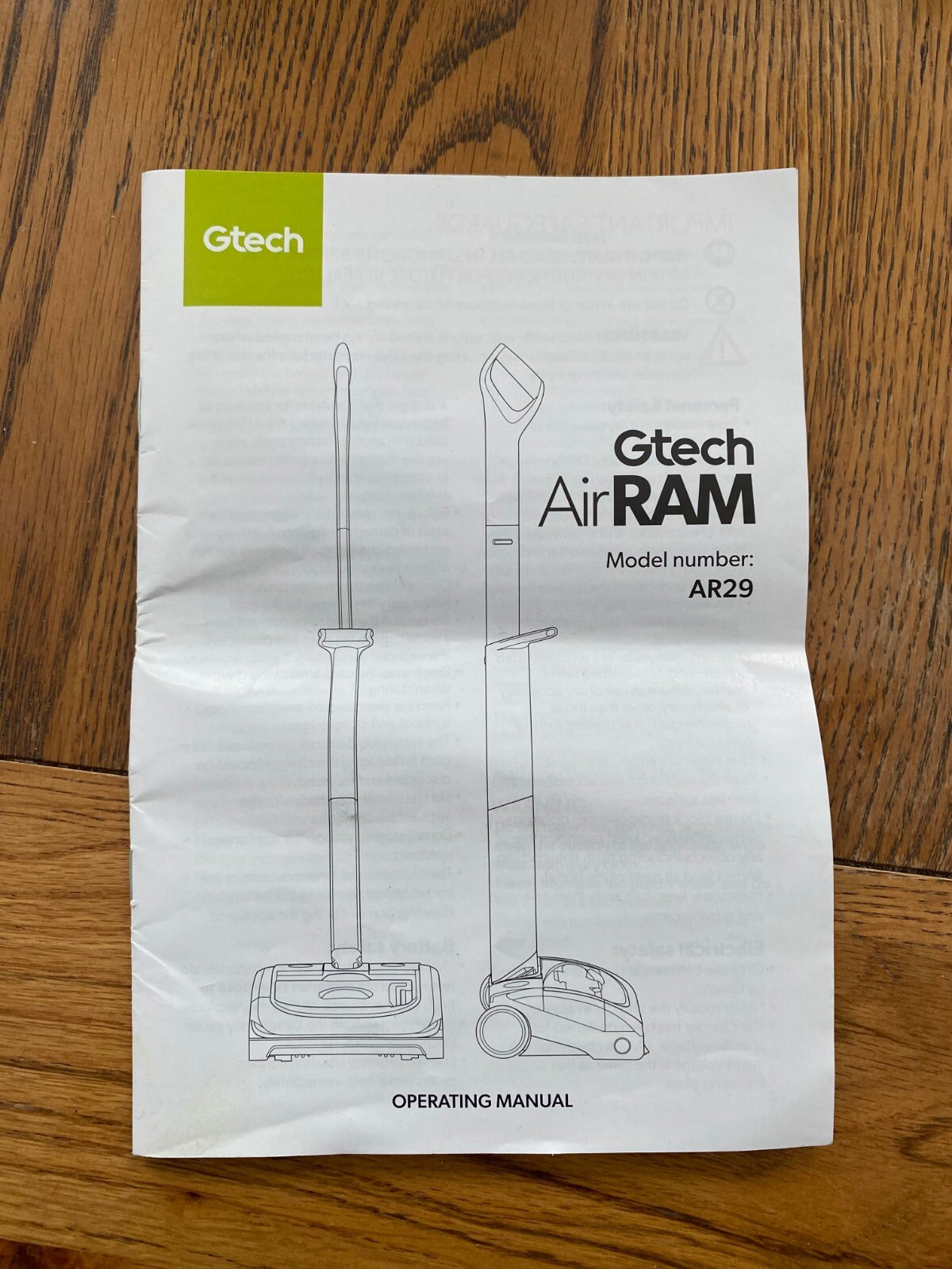 Genuine Gtech AirRam MK2 AR29 @ SPARE PARTS - NEW & NEARLY NEW @ | eBay