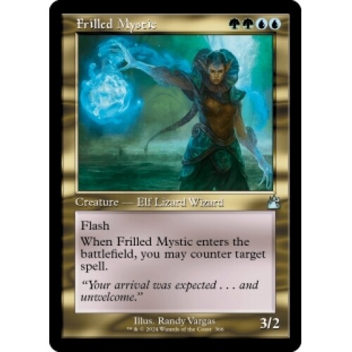 Frilled Mystic (retro Frame) X4 M/NM Magic: The Gathering MTG Ravnica ...